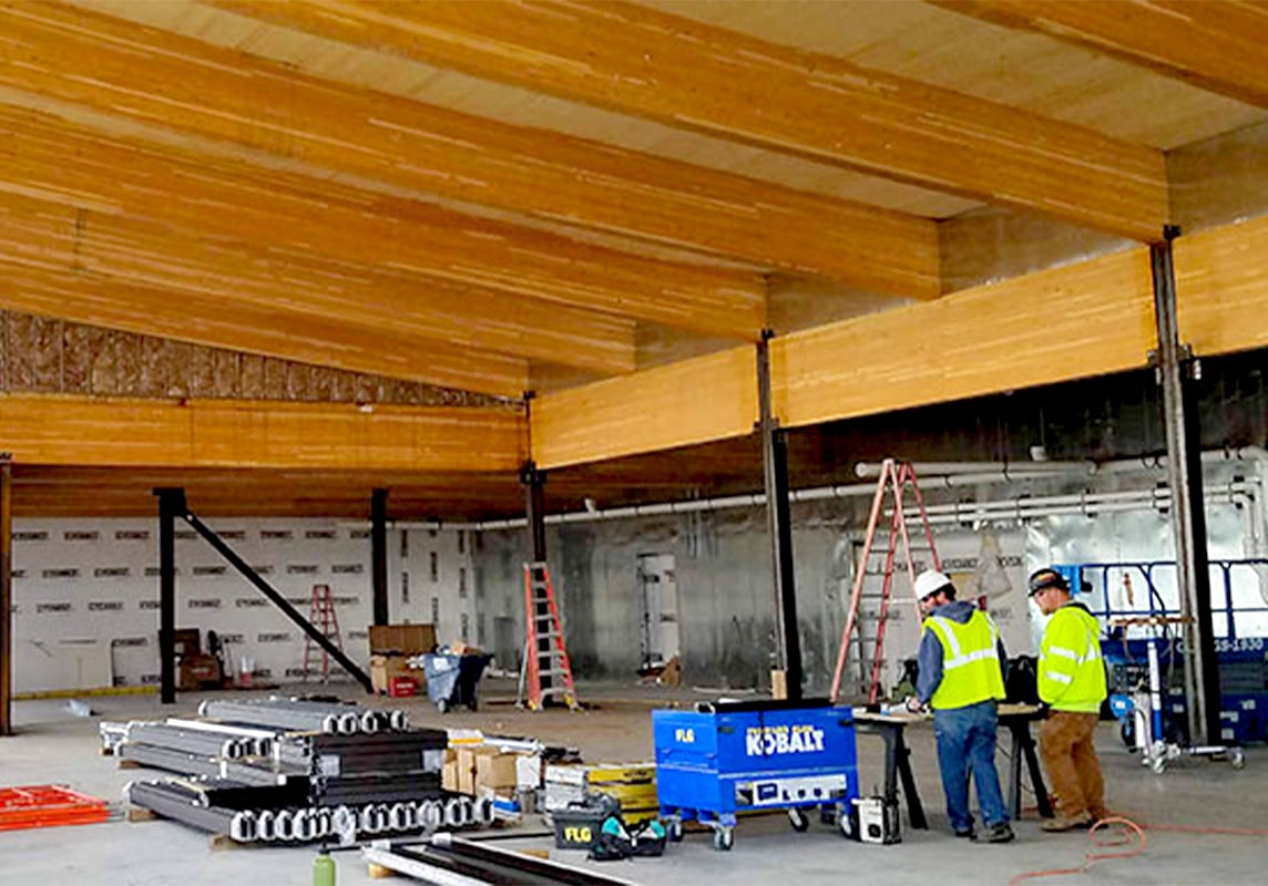 CLT in Action: Mass Timber Panels Used on Helena Airport Project ...